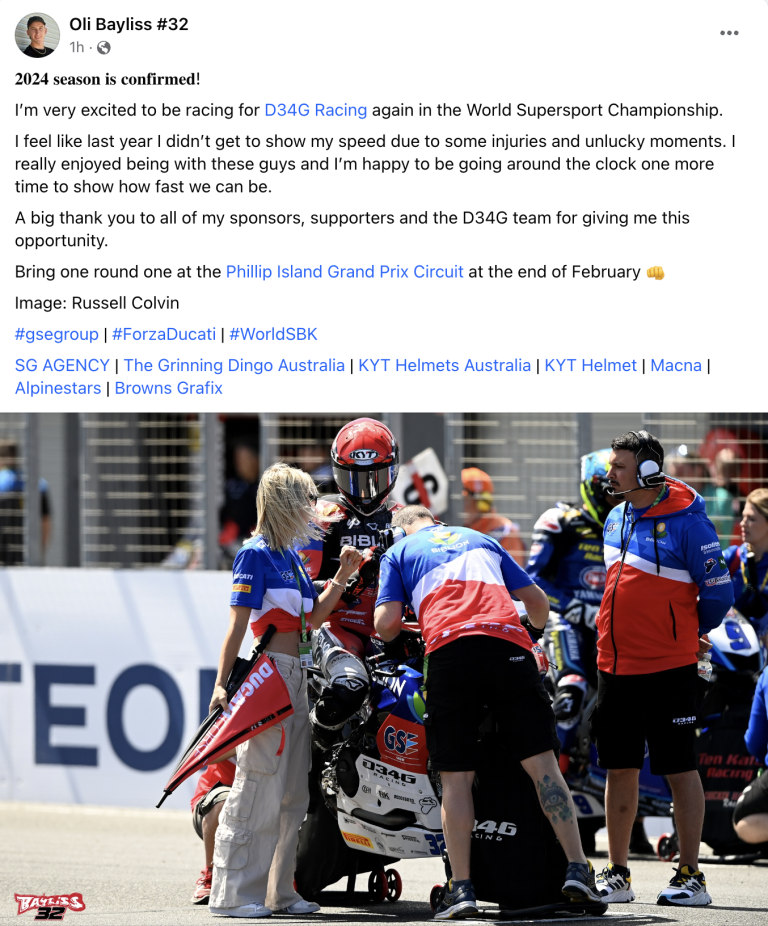 2024 MOTUL FIM Superbike World Championship Entry List Confirmed ...